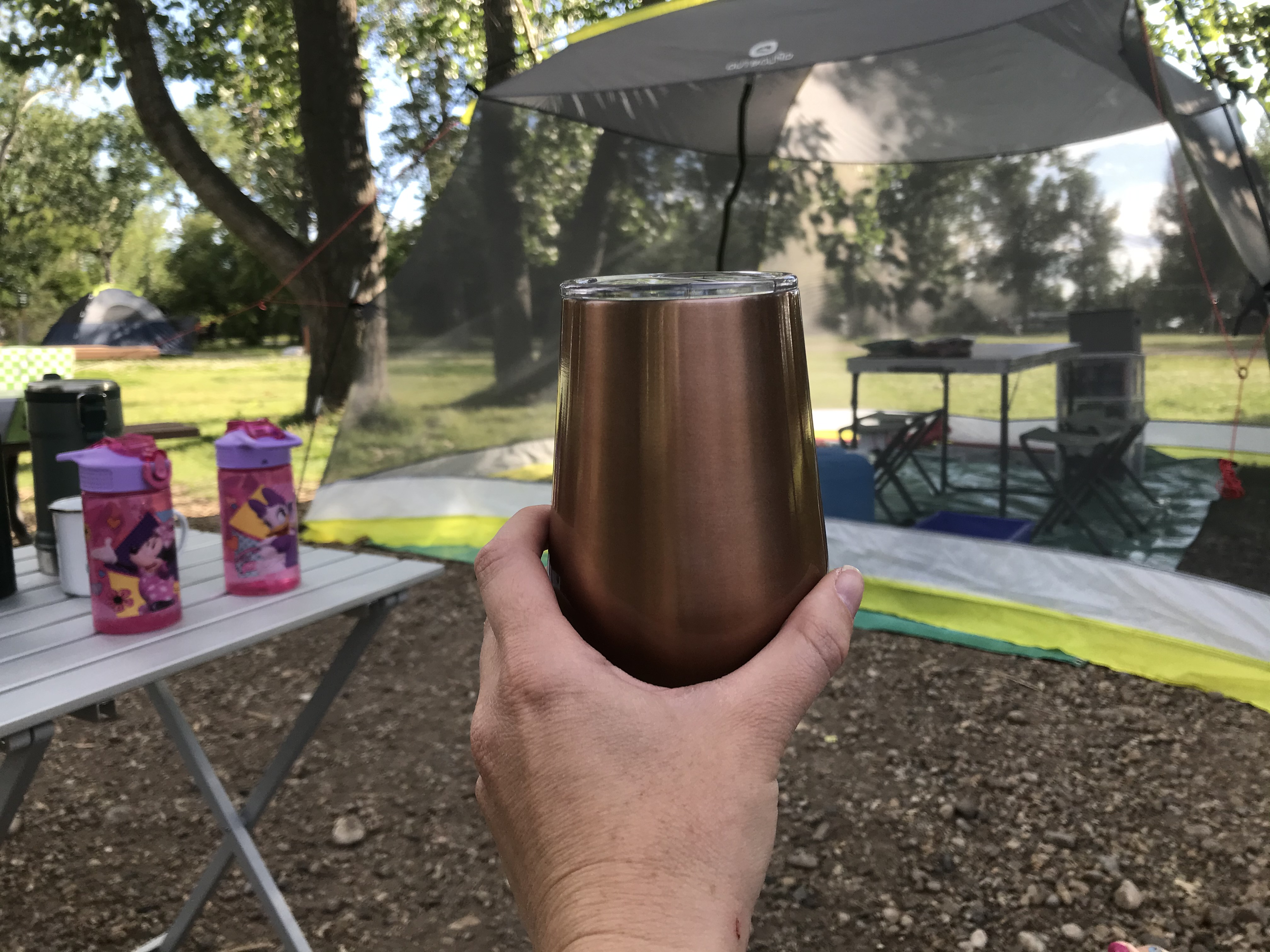 Camping at Kinbrook Island – Cape Town to Calgary