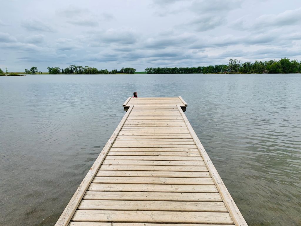 Camping at Park Lake – Cape Town to Calgary